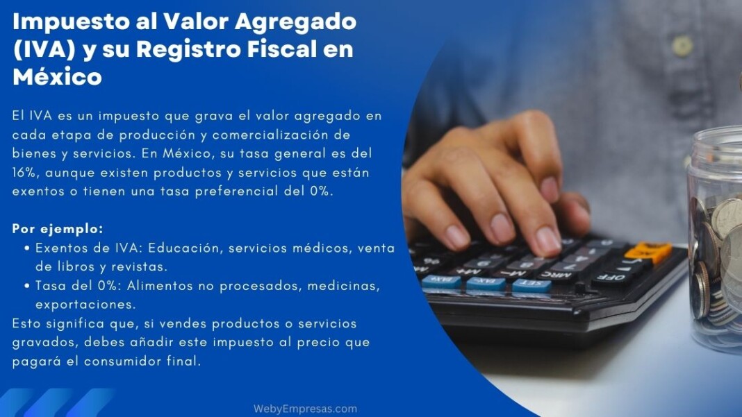 Impuesto al Valor Agregado (IVA) y su Registro Fiscal en México - Web y Empresas