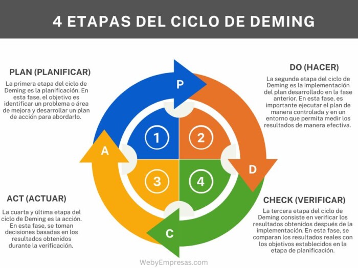 Etapas del ciclo de Deming: Cuáles son y cómo aplicarlas en tu empresa ...