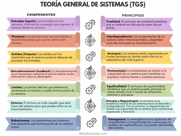 Componentes y Principios de la Teoría General de Sistemas (TGS) - Web y ...