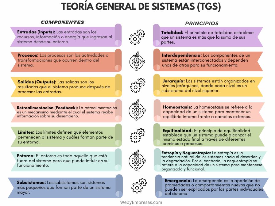 Componentes y Principios de la Teoría General de Sistemas (TGS) - Web y ...